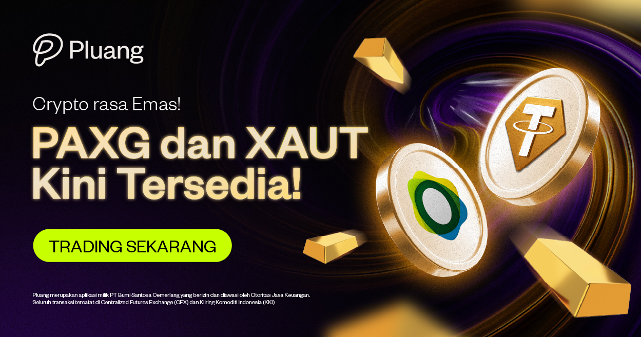 PAXG & XAUT Resmi Hadir di Pluang: Emas Fisik, Kini Dalam Bentuk Token